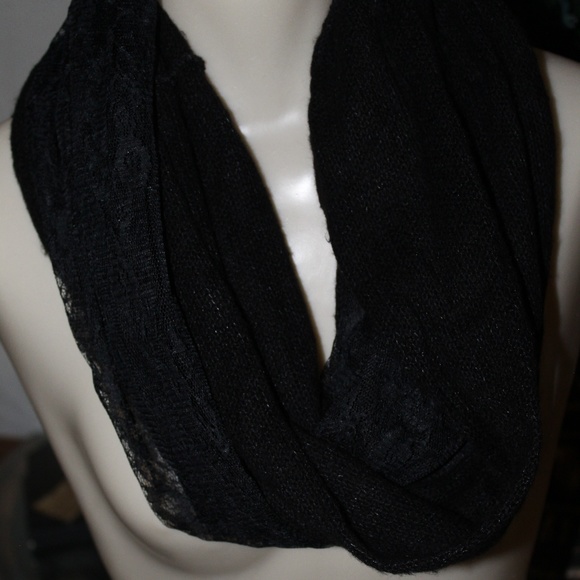 Accessories | Clearance Sale Nice Black Lace Long Scarf Nwot | Poshmark